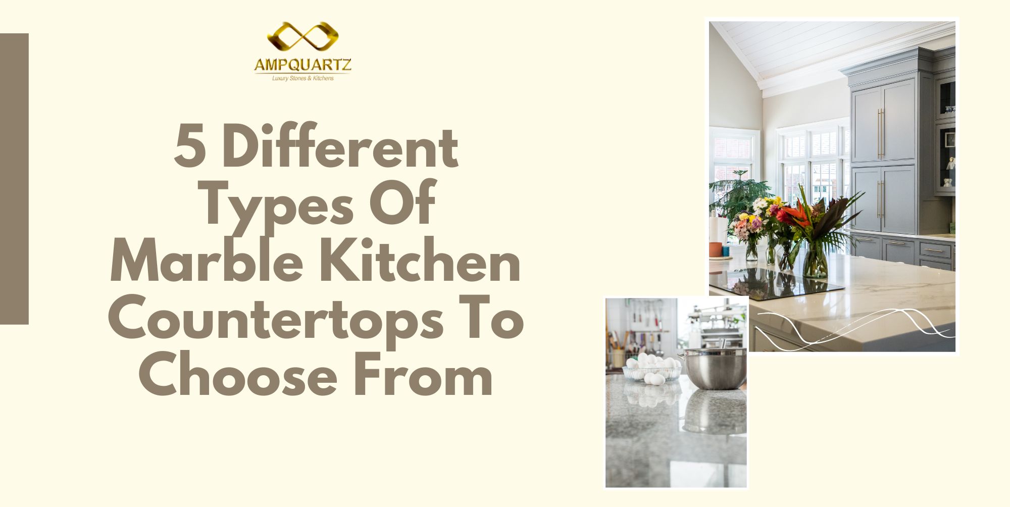 5 Different Types Of Marble Kitchen Countertops To Choose From