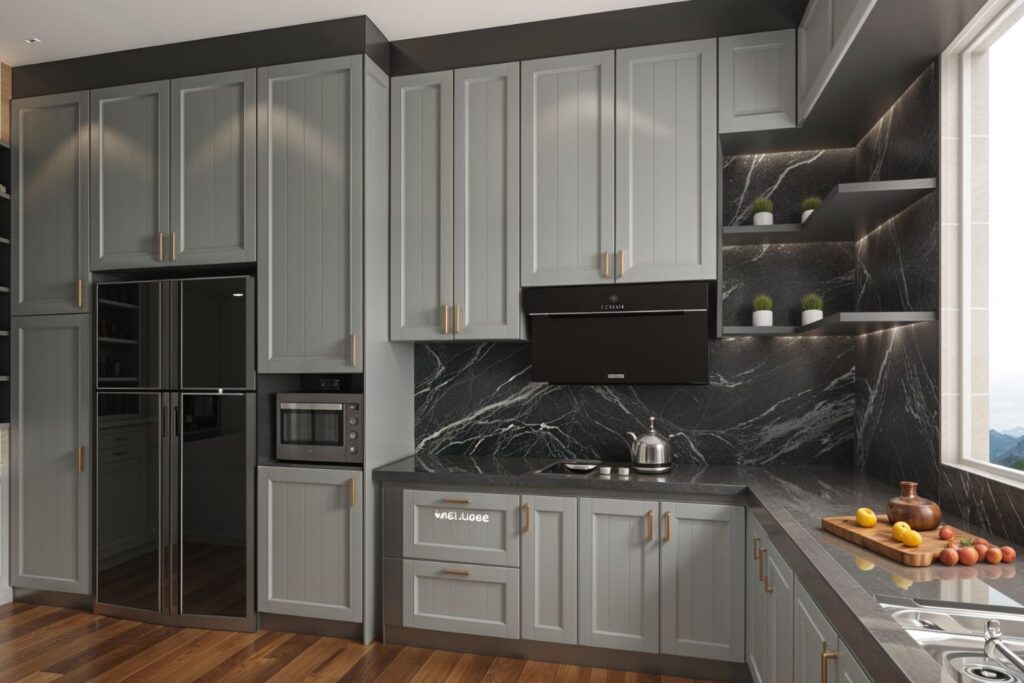 Aluminium Kitchen Cabinets Johor (Durable & Modern)