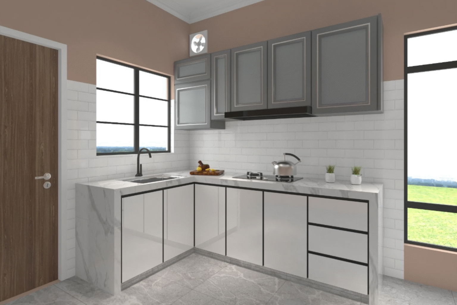 Create An Airy Kitchen - AmpQuartz